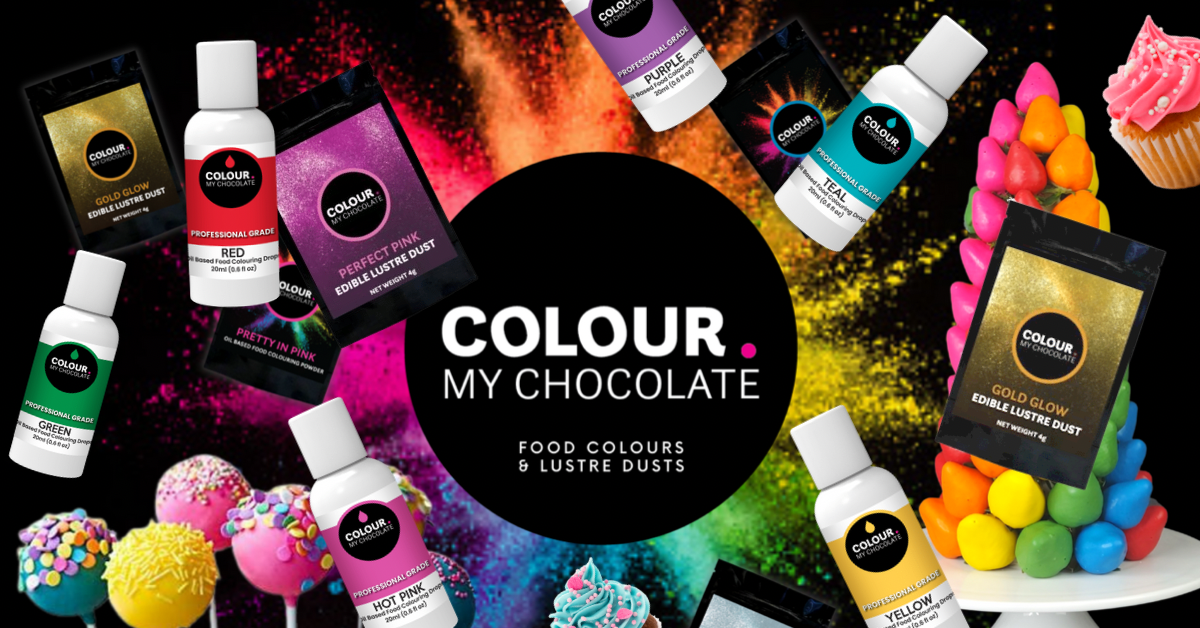 Colour My Chocolate l Oil Based Food Colour l Edible Glitter & Lustres