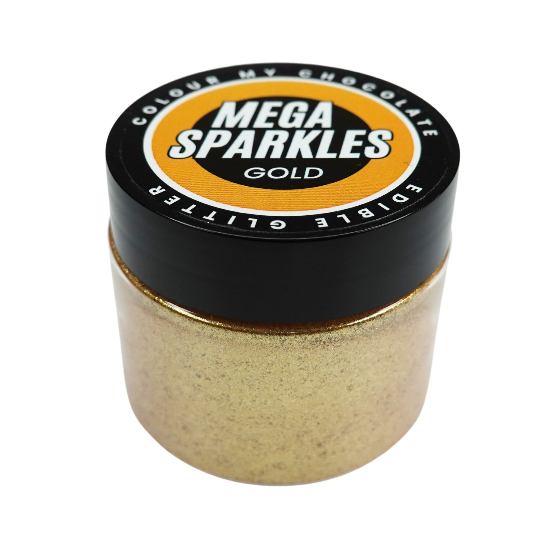 GOLD Mega Sparkles - Edible & Drinkable Glitter – Colour My Chocolate