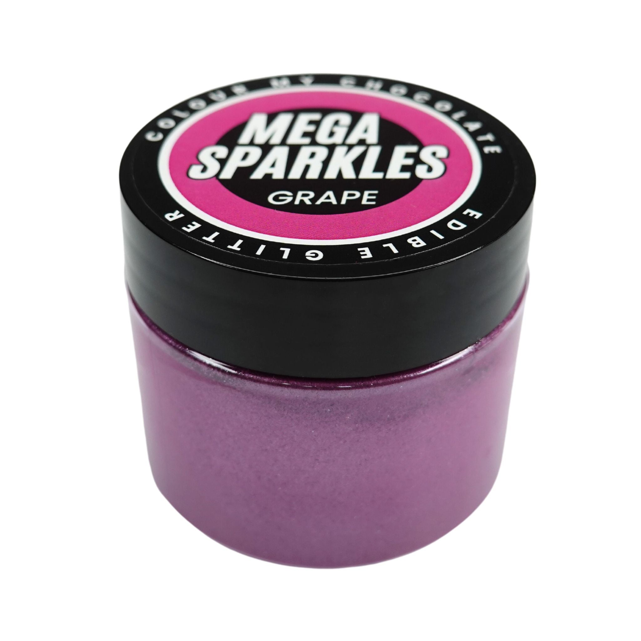 GRAPE Mega Sparkles - Edible & Drinkable Glitter – Colour My Chocolate