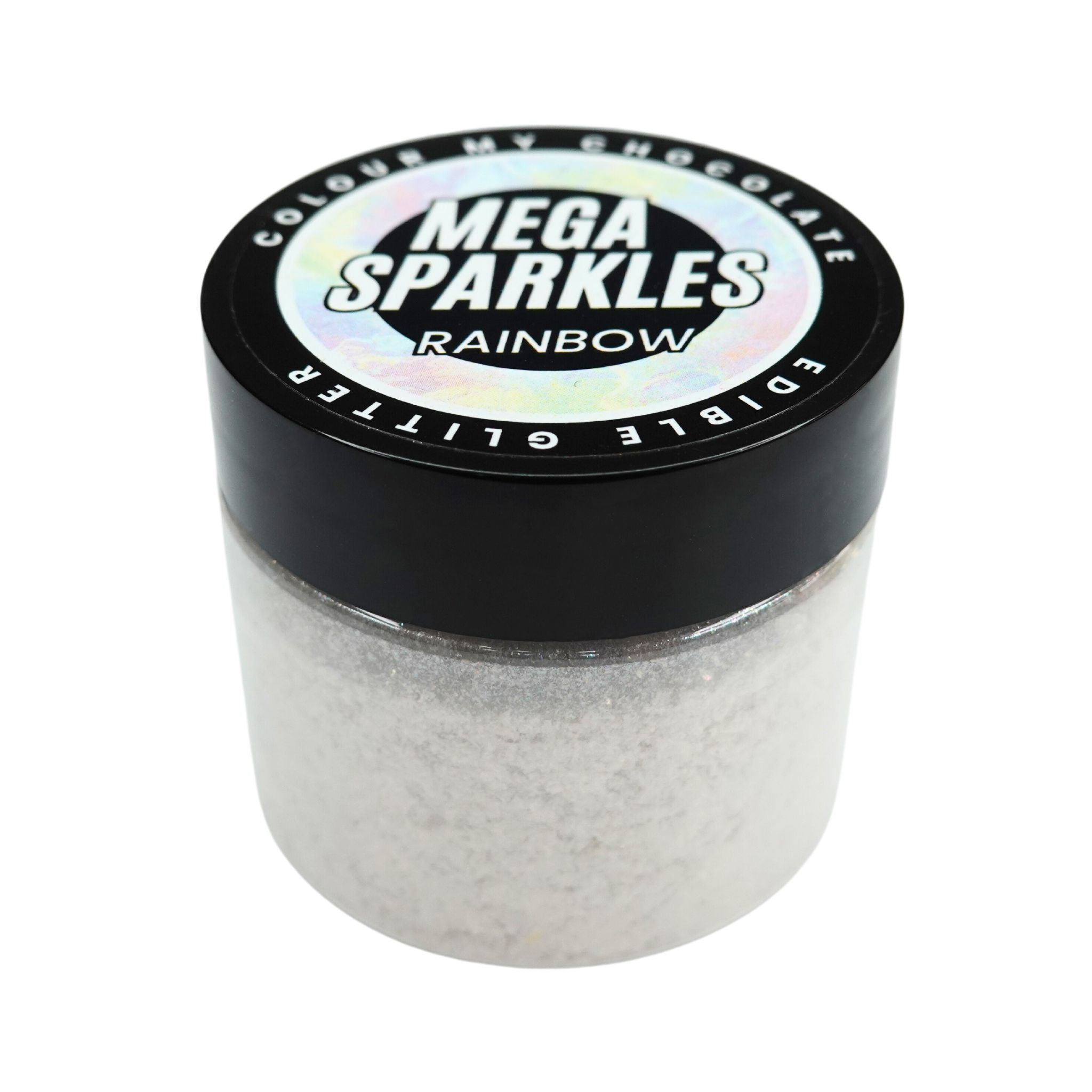 RAINBOW Mega Sparkles - Edible & Drinkable Glitter – Colour My Chocolate