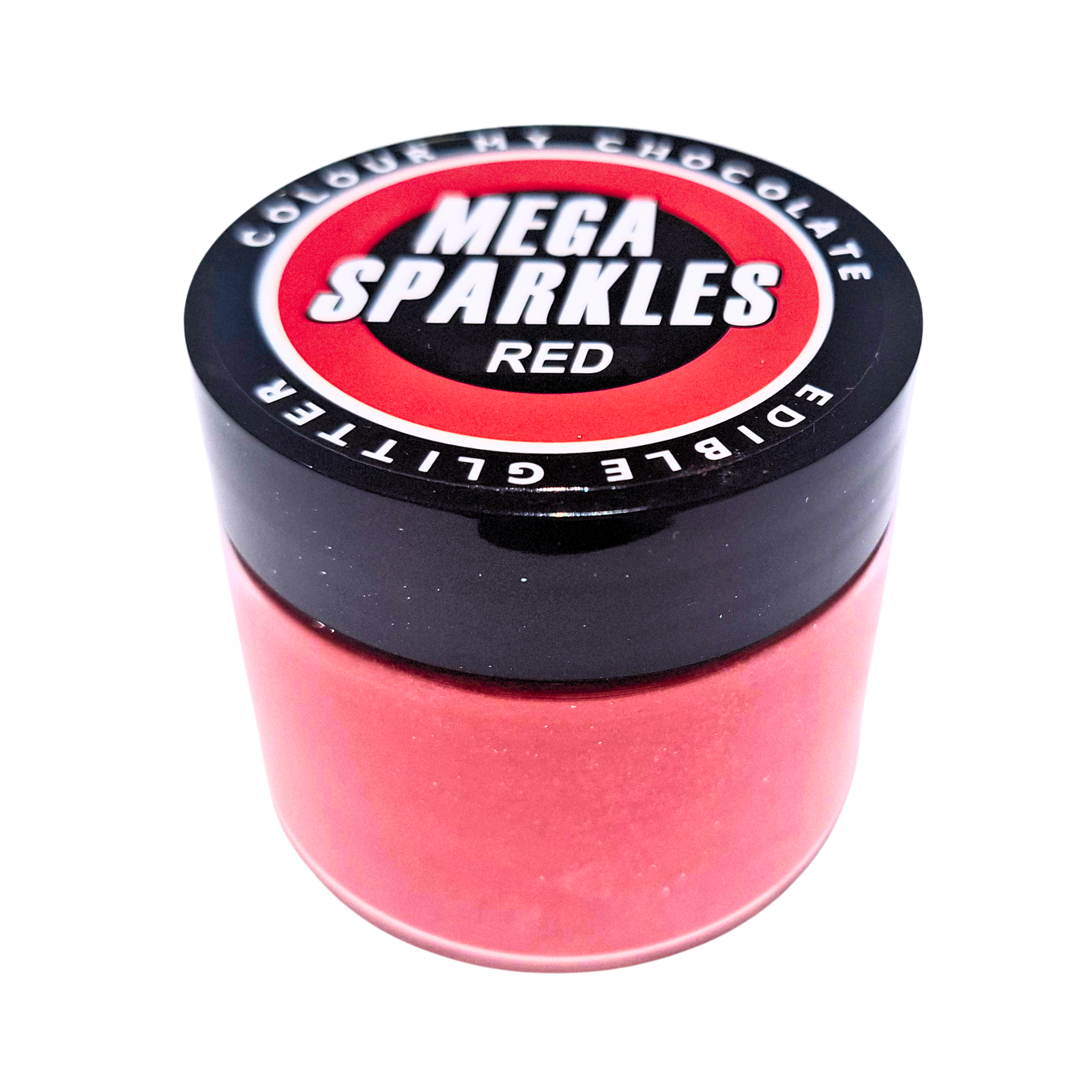 RED Mega Sparkles - Edible & Drinkable Glitter – Colour My Chocolate
