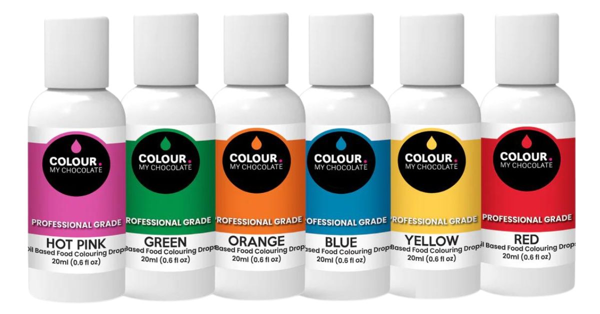 Colour My Chocolate l Oil Based Food Colour l Edible Glitter & Lustres