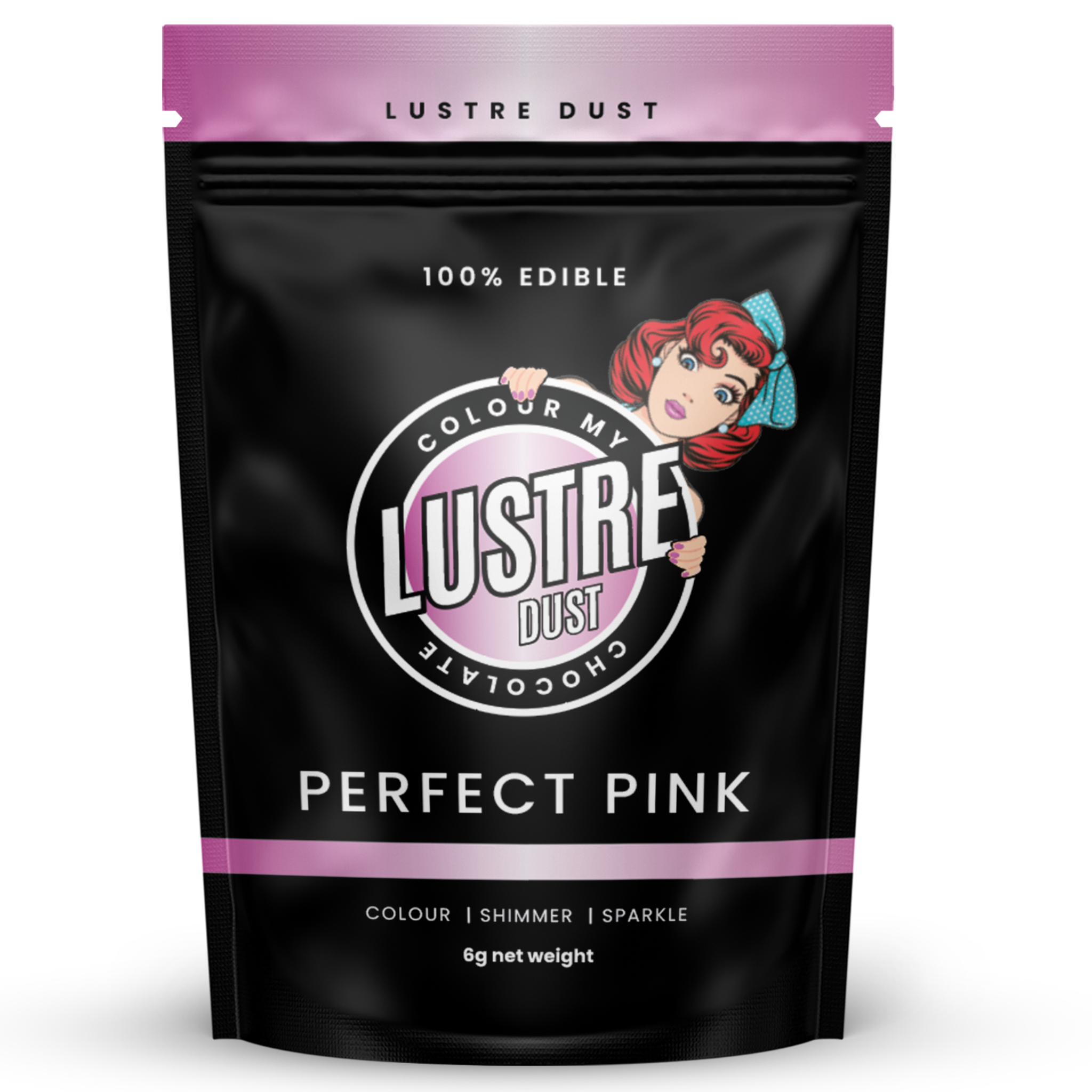 PERFECT PINK 100% Edible Lustre Dust – Colour My Chocolate