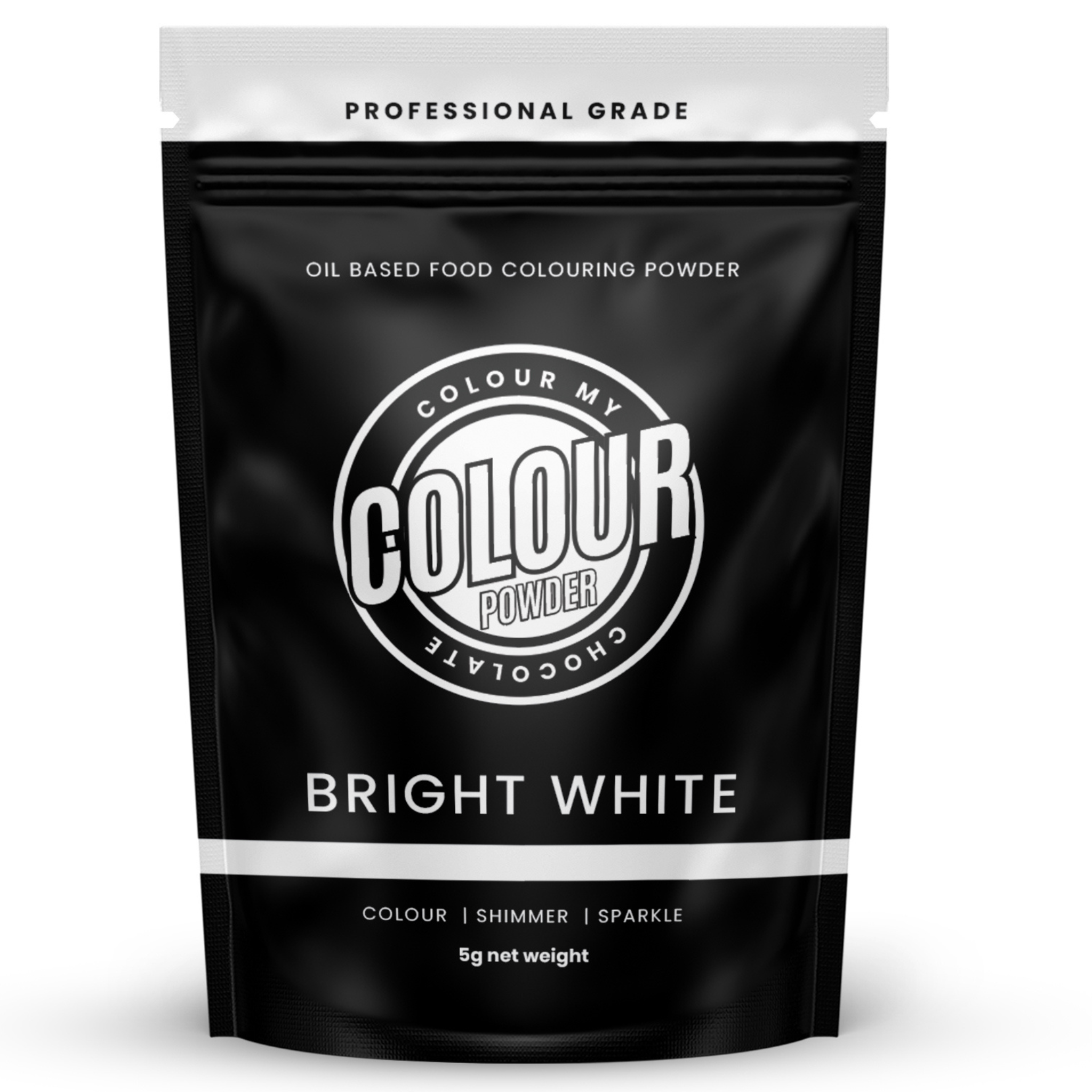 BRIGHT WHITE Oil Based Food Colouring Powder – Colour My Chocolate